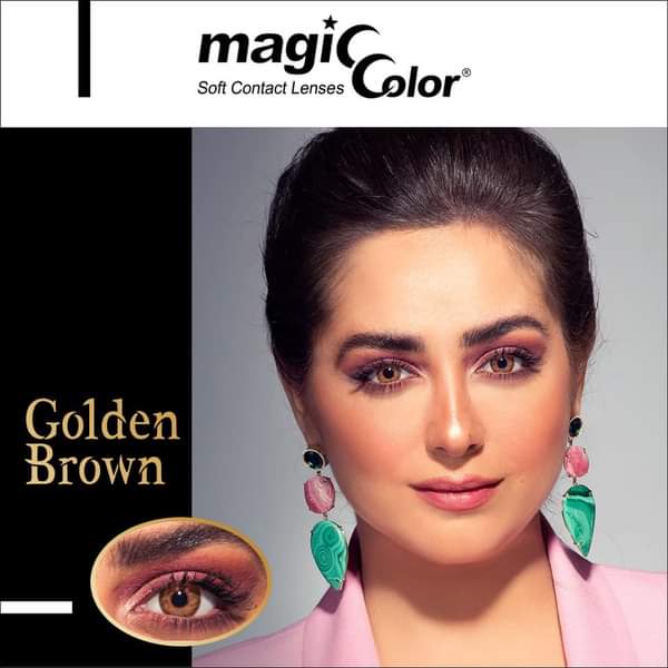 Magic Color - Golden Brown|Colored Lenses|Lenzy Egypt